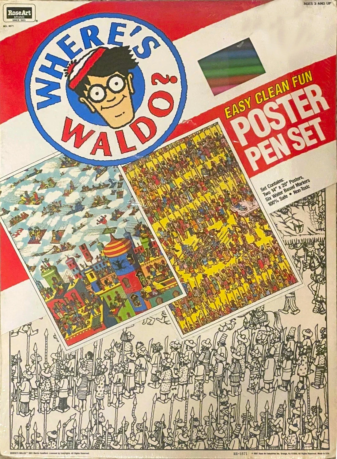Where's Waldo? Poster Pen Set | Waldo Wiki | Fandom