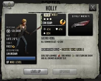 Holly | Walking Dead:Road to Survival Wikia | Fandom