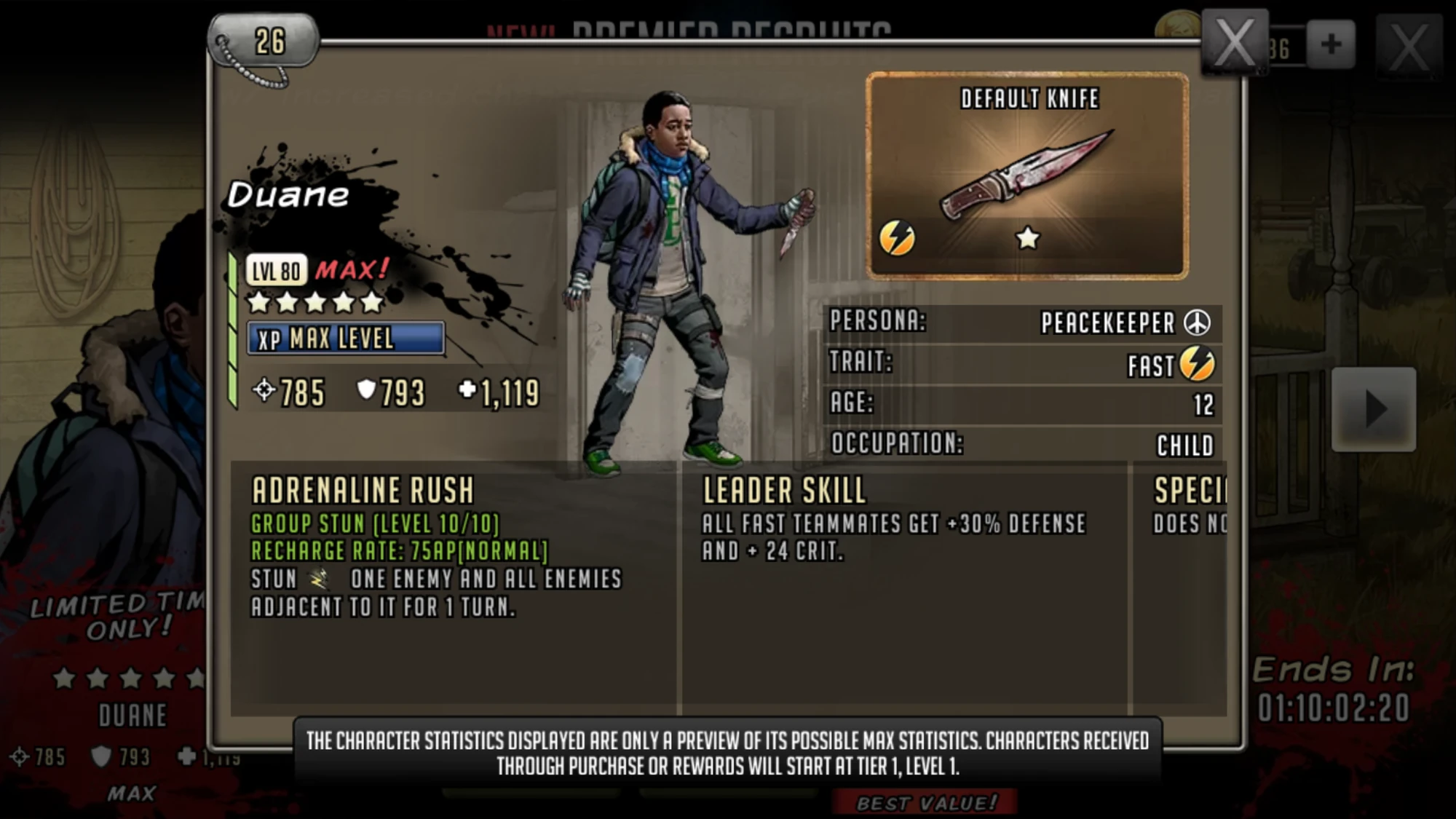 Duane | Walking Dead:Road to Survival Wikia | Fandom