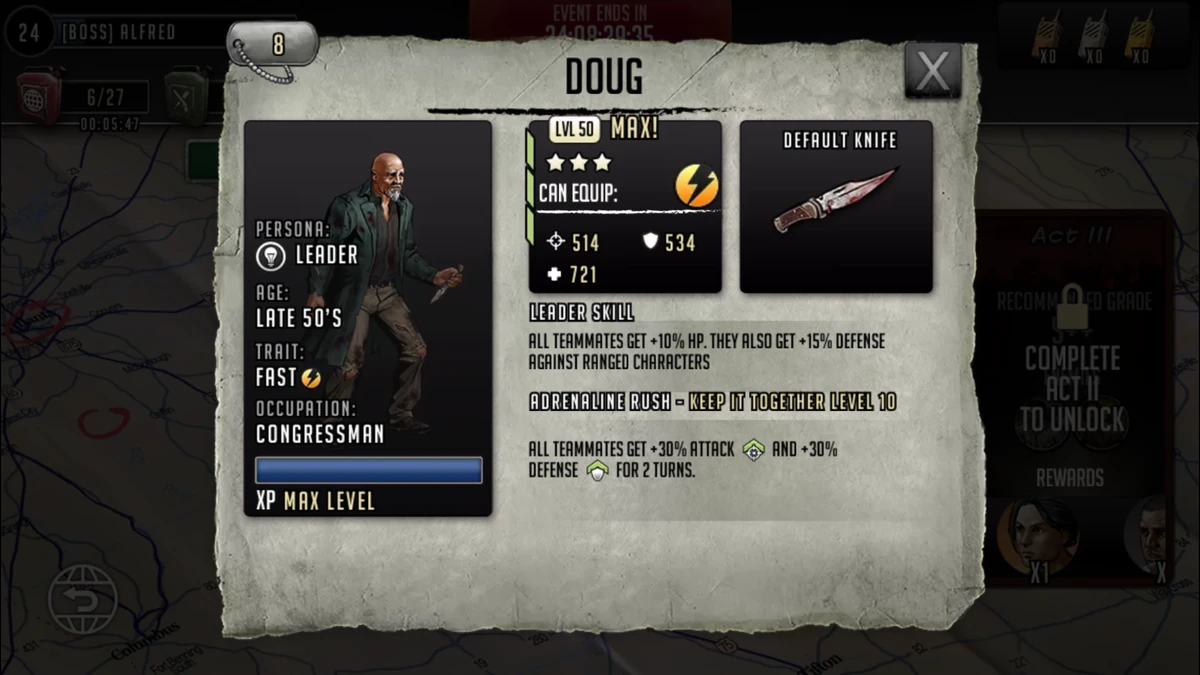 Doug | Walking Dead:Road to Survival Wikia | Fandom