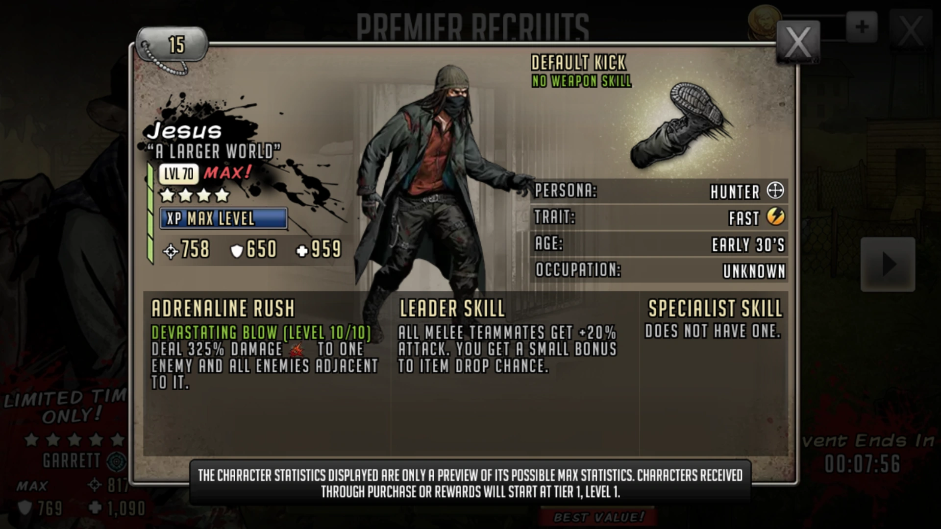 Jesus | Walking Dead:Road to Survival Wikia | Fandom