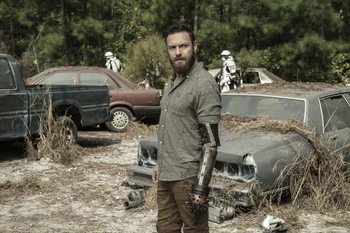Aaron's Prosthetic Arm | Walking Dead Wiki | Fandom