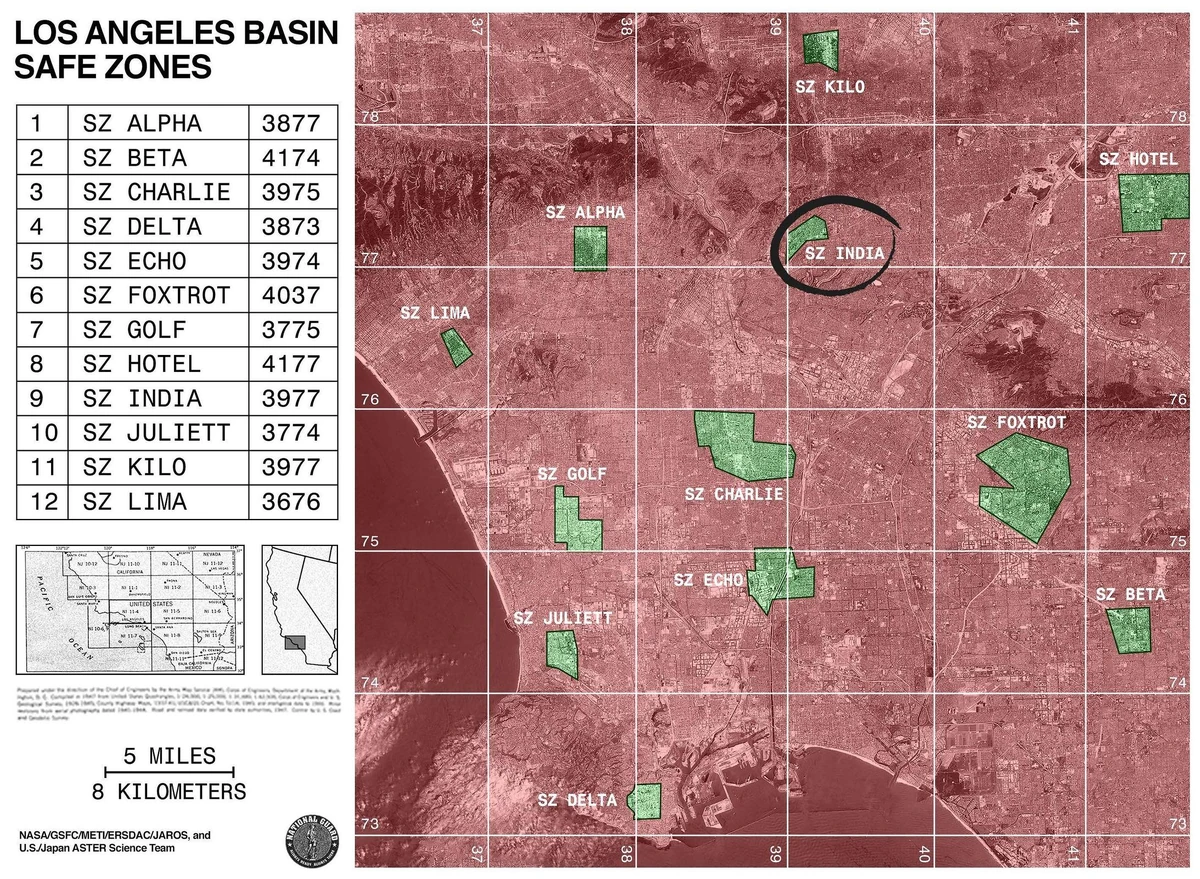 Los Angeles Basin Safe Zones | Walking Dead Wiki | Fandom