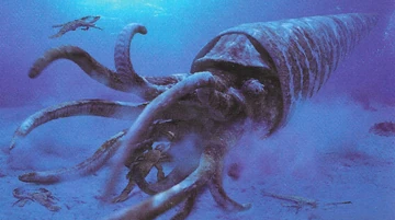 Giant Prehistoric Squid