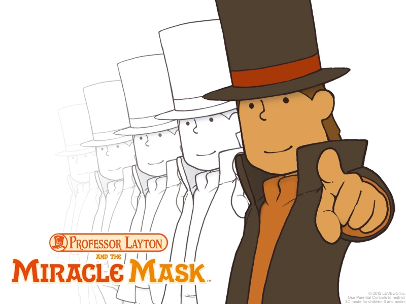 Professor Layton and the Miracle Mask Wallpaper | Wallpapers Wiki | Fandom