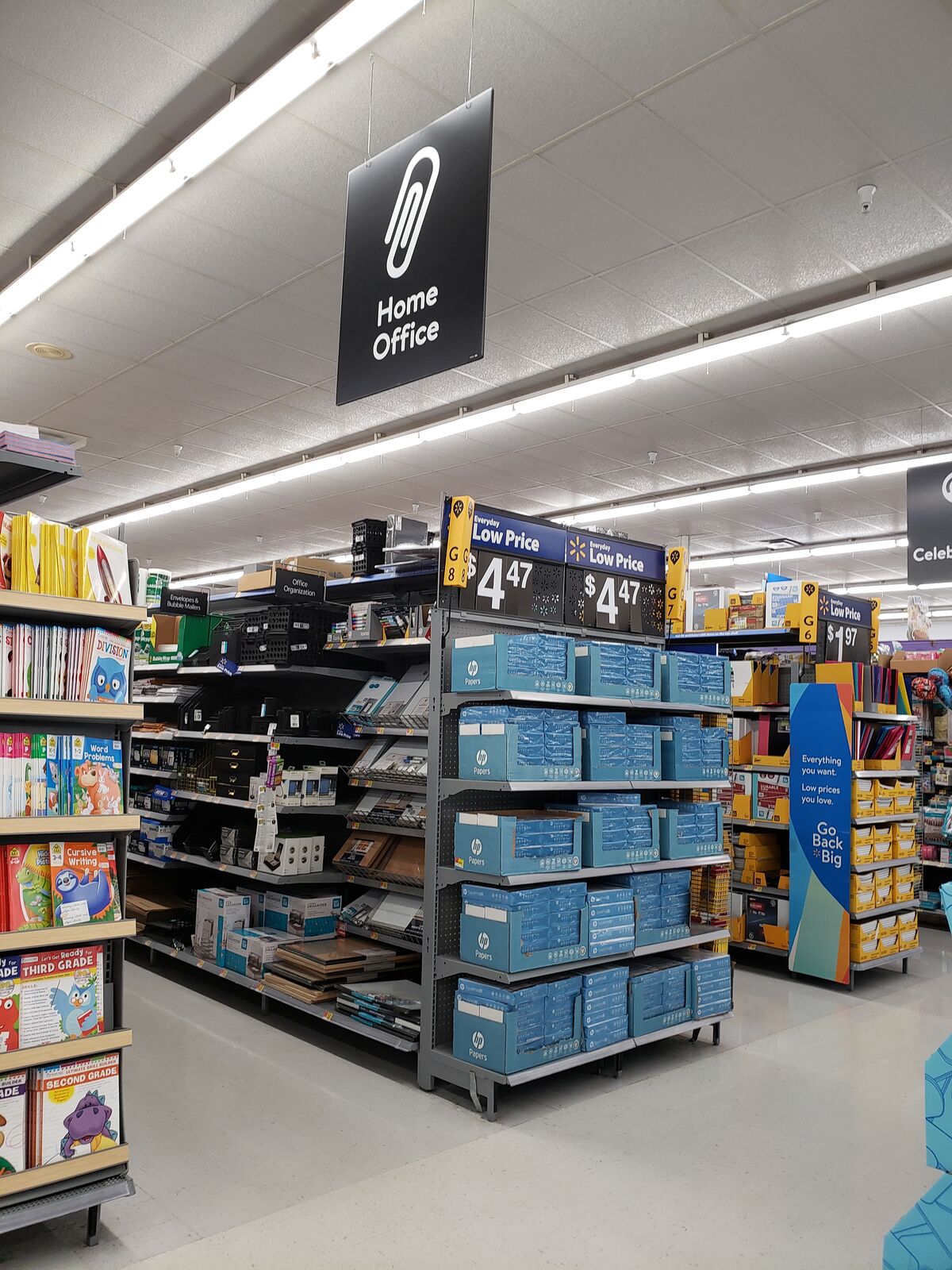 Walmart office supplies store