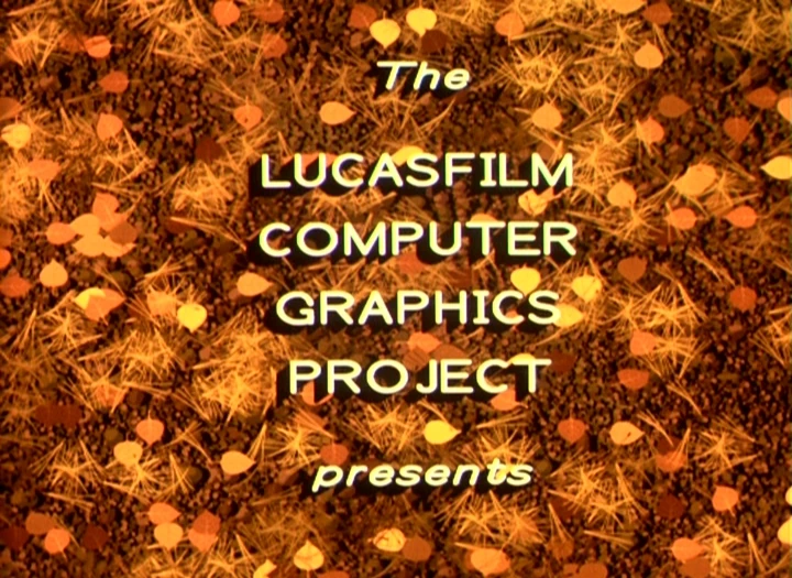 The Lucasfilm Computer Graphics Project Logos | Walt Disney Pictures ...
