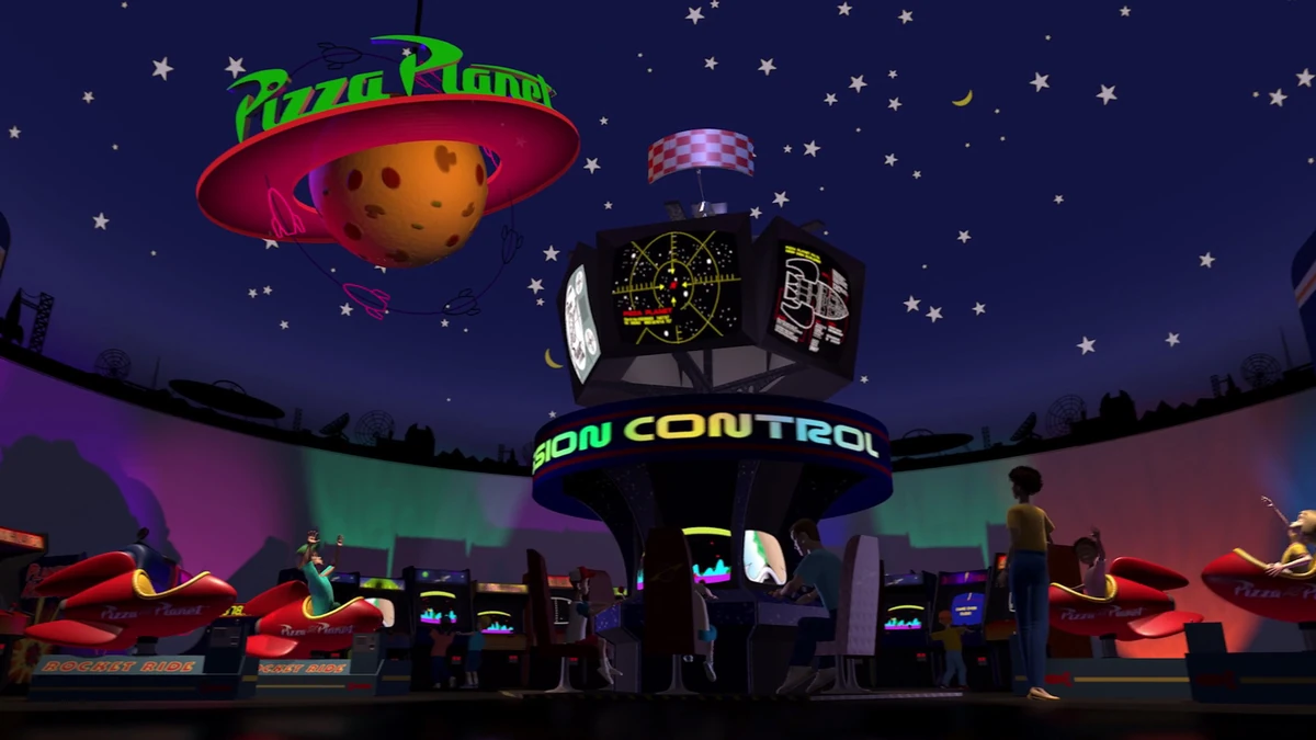 Pizza Planet Arcade | Walt Disney Pictures and Pixar Animation Studios ...