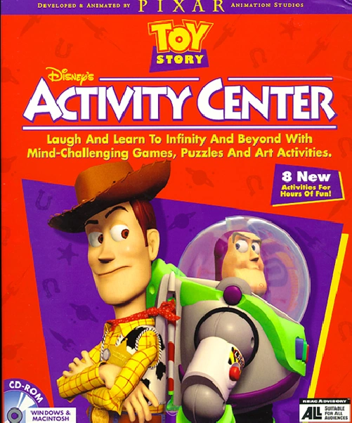 Pixar Disney Toy Story Activity Center (1996) | Walt Disney Pictures ...