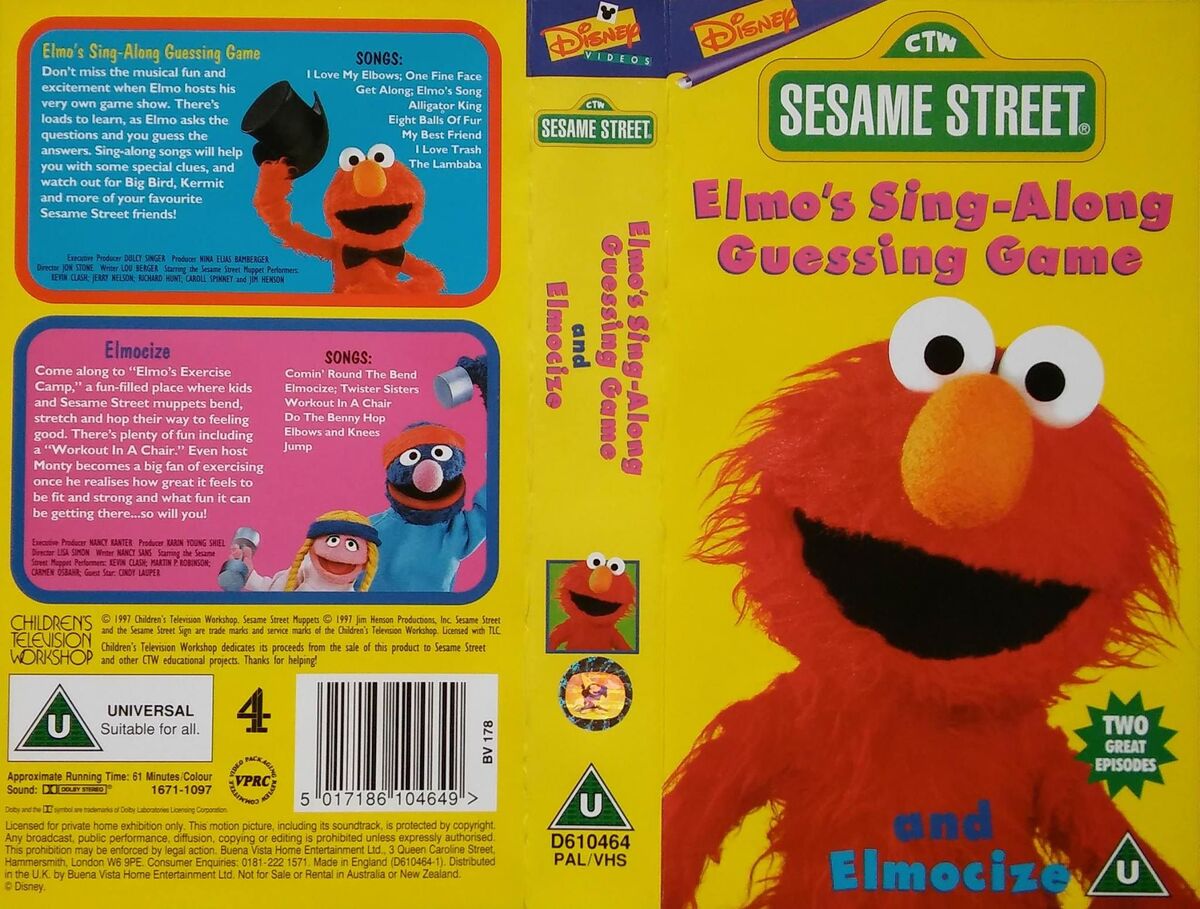 Sesame Street Elmo Sing Along Guessing Game Sesame Street Elmo's Song