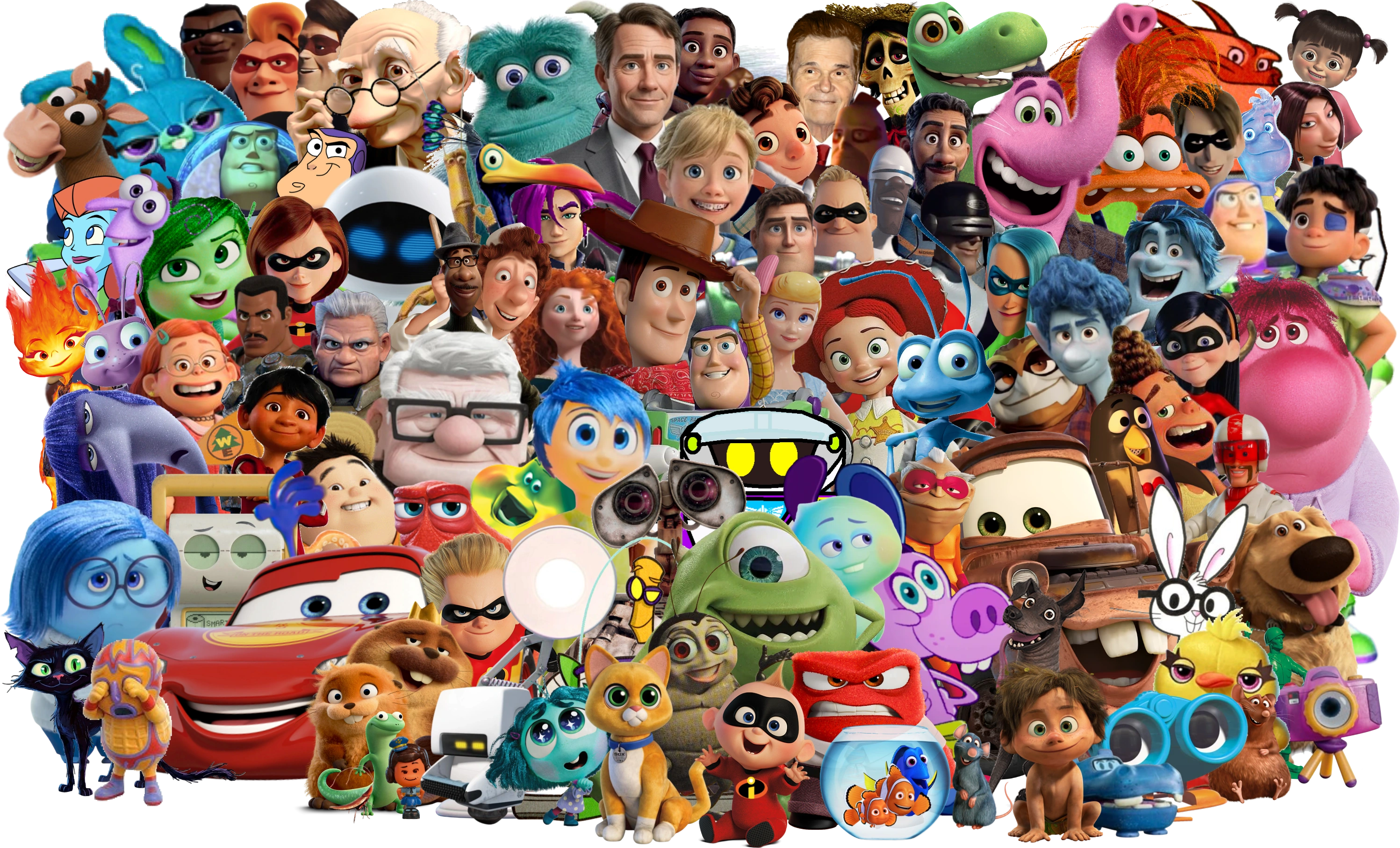 Pixar Personages Png Minnie Head All Disney Characters Png, Mickey