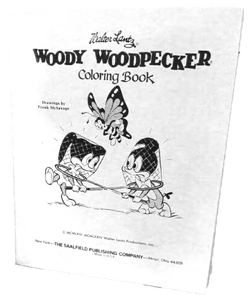 woody woodpecker coloring book