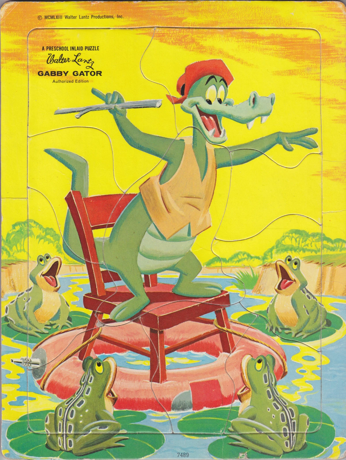 Gabby Gator - Frog Choir - Inlaid Puzzle | Walter Lantz Wiki | Fandom