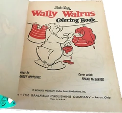 wally walrus coloring pages