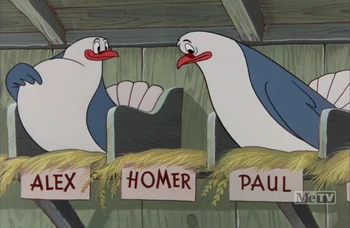 Alex and Paul Pigeon | Walter Lantz Wiki | Fandom