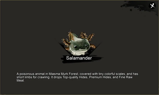 Salamander | Wandering Sword Wiki | Fandom