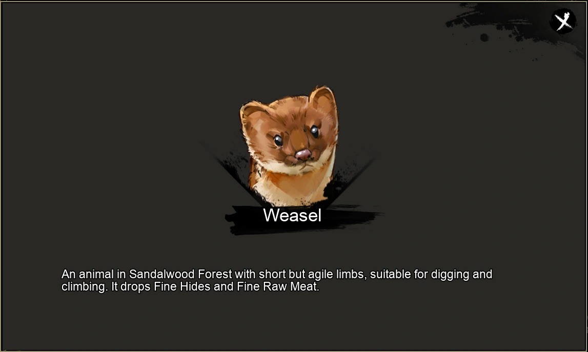 Weasel | Wandering Sword Wiki | Fandom