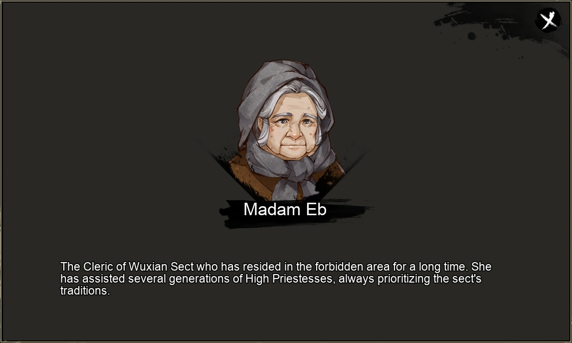 Madam Eb | Wandering Sword Wiki | Fandom