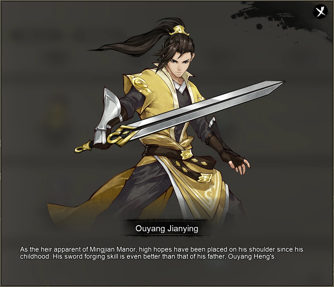 Ouyang Jianying | Wandering Sword Wiki | Fandom