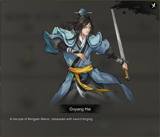 Ouyang Hai | Wandering Sword Wiki | Fandom