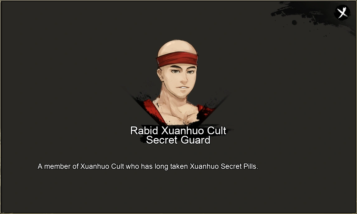Rabid Xuanhuo Cult Secret Guard | Wandering Sword Wiki | Fandom