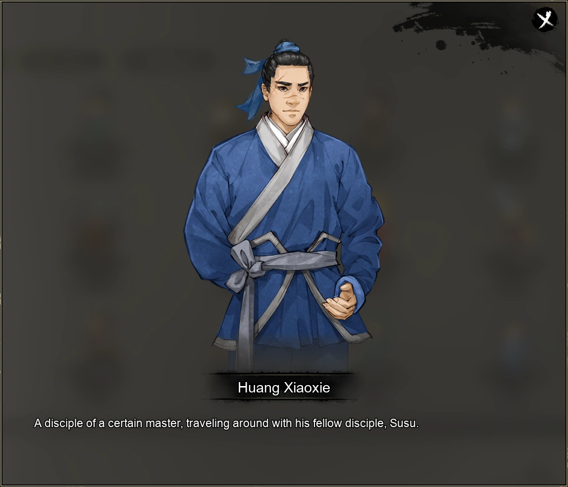 Huang Xiaoxie | Wandering Sword Wiki | Fandom