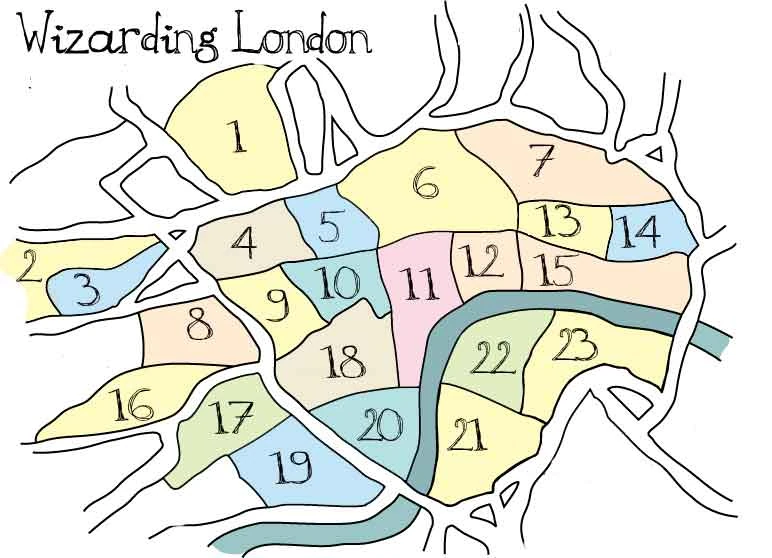Map of Wizarding London | Wands and Order | Fandom