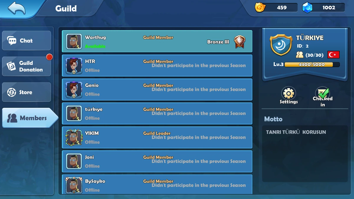 Guild Members Screen | War Clash Wiki | Fandom