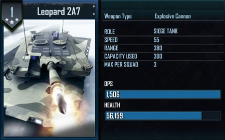 Leopard 2A7 | War Commander: Rogue Assault Wikia | Fandom