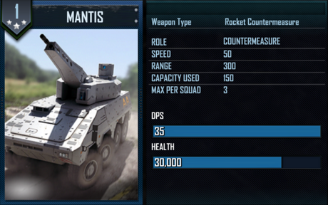 Mantis | War Commander: Rogue Assault Wikia | Fandom