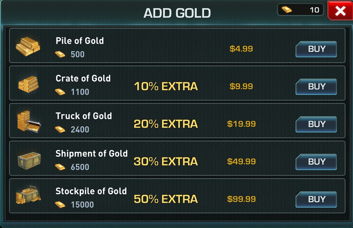 Gold | War of Nations Wiki | Fandom