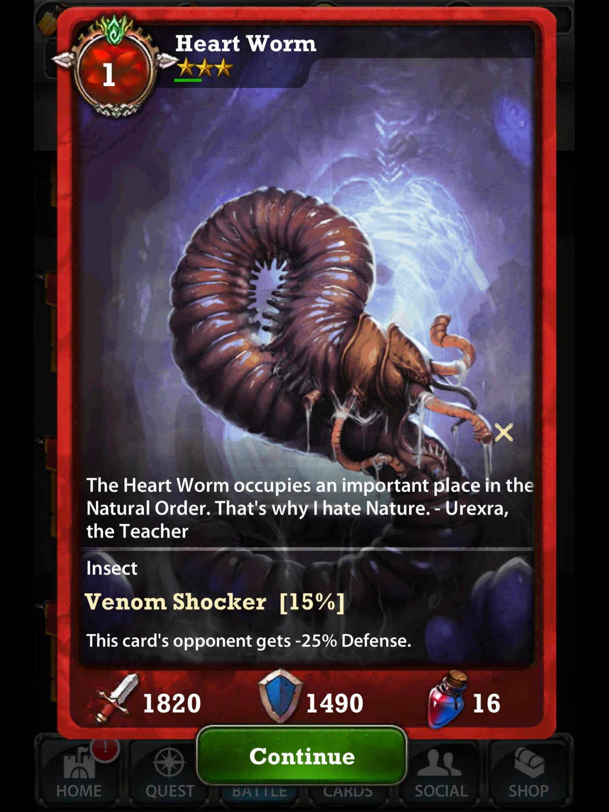 Heart Worm | War of the Fallen Wiki | Fandom