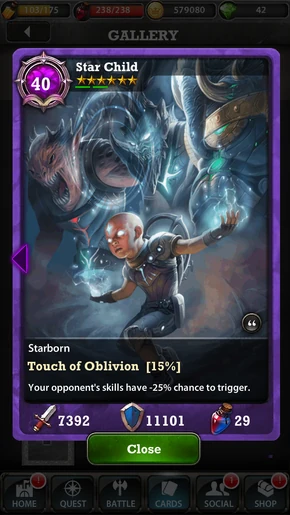 Star Child | War of the Fallen Wiki | Fandom