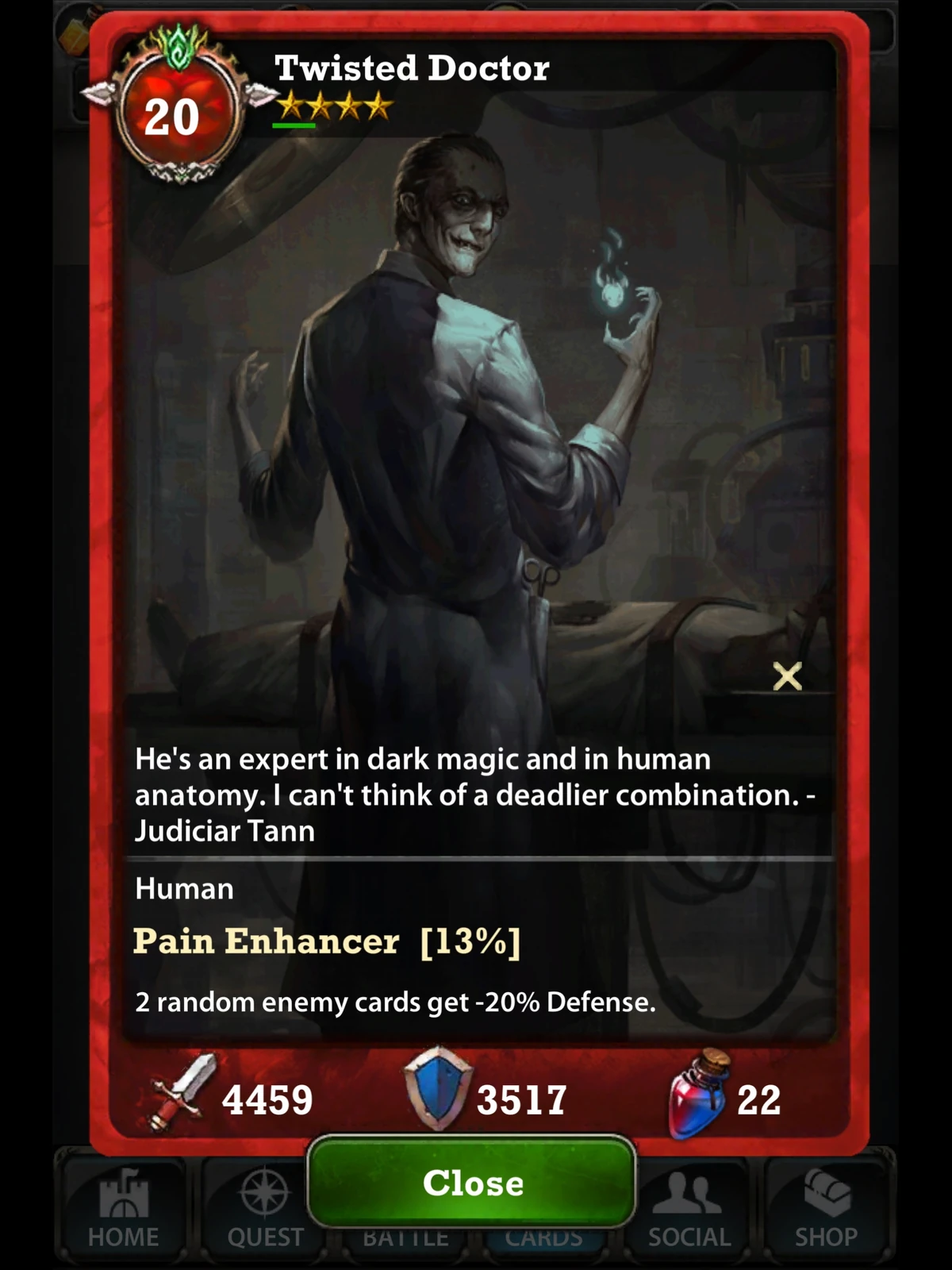 Twisted Doctor | War of the Fallen Wiki | Fandom