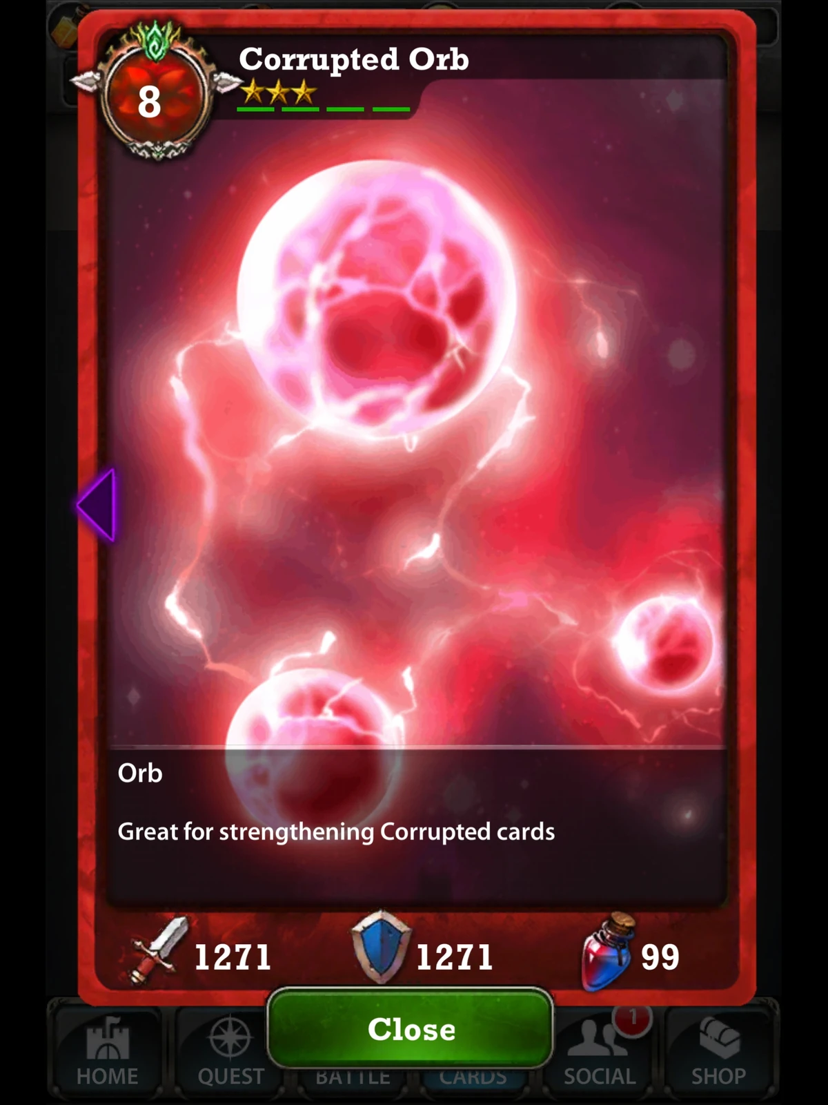 Corrupted Orb | War of the Fallen Wiki | Fandom