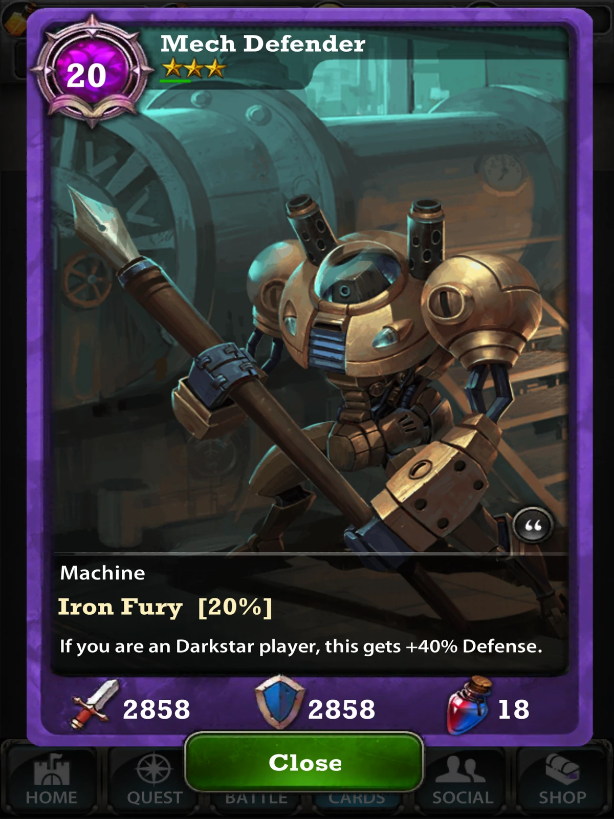 Mech Defender | War of the Fallen Wiki | Fandom