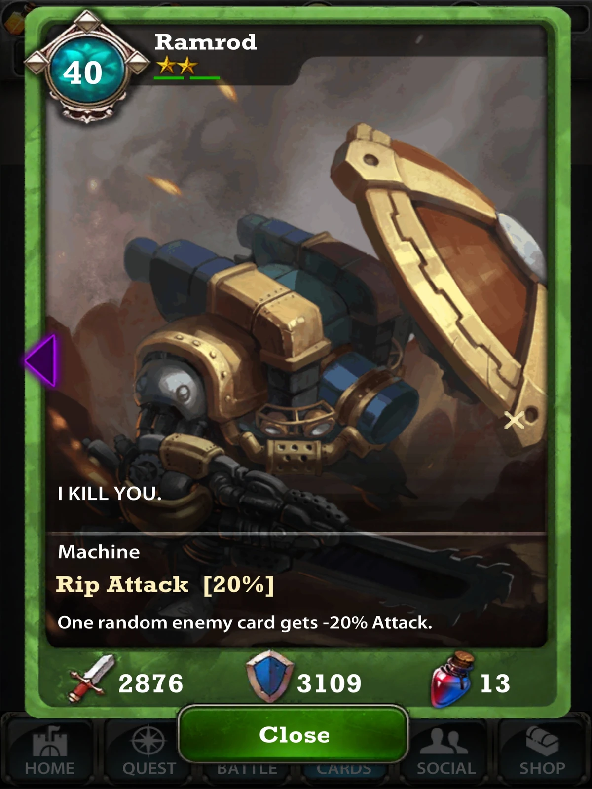 Ramrod | War of the Fallen Wiki | Fandom