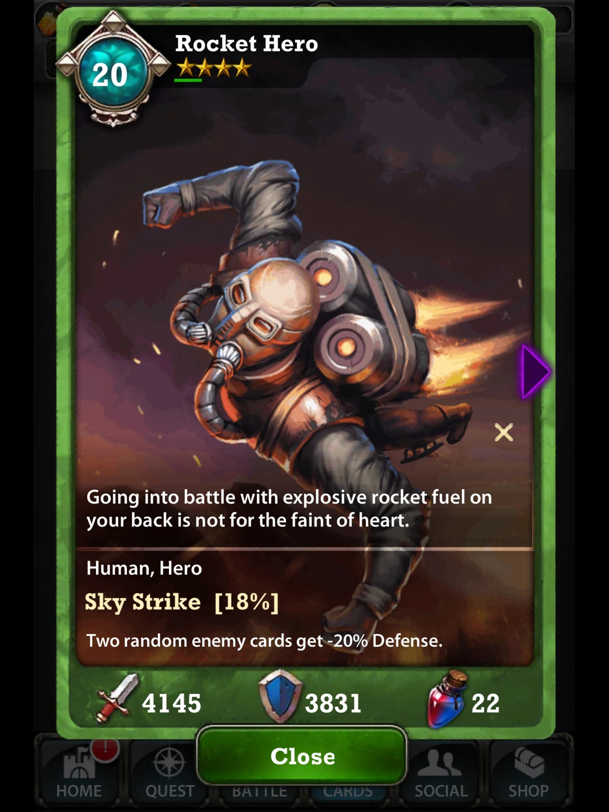 Rocket Hero | War of the Fallen Wiki | Fandom