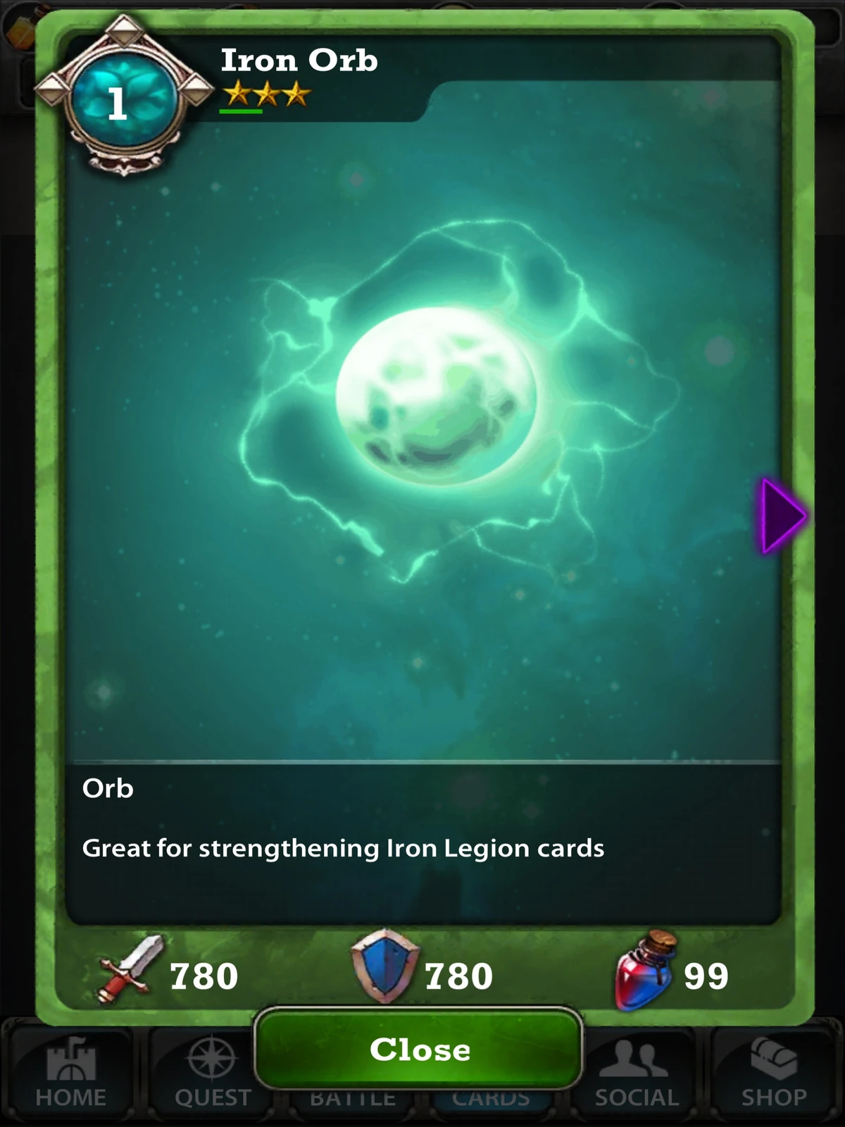 Iron Orb | War of the Fallen Wiki | Fandom