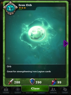 Iron Orb | War of the Fallen Wiki | Fandom