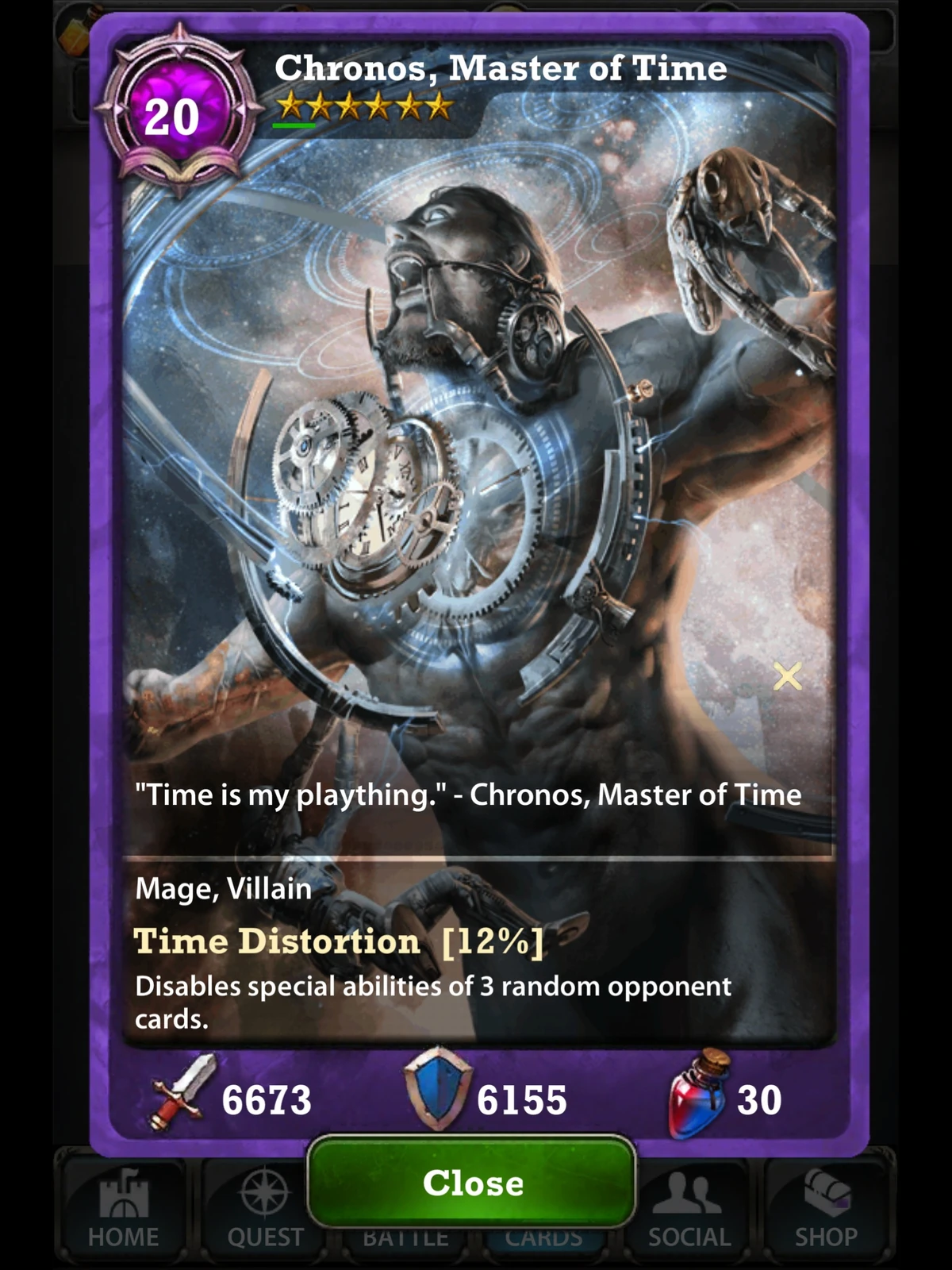 Chronos, Master of Time | War of the Fallen Wiki | Fandom