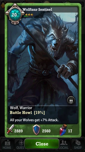 Wolftaur Sentinel | War of the Fallen Wiki | Fandom