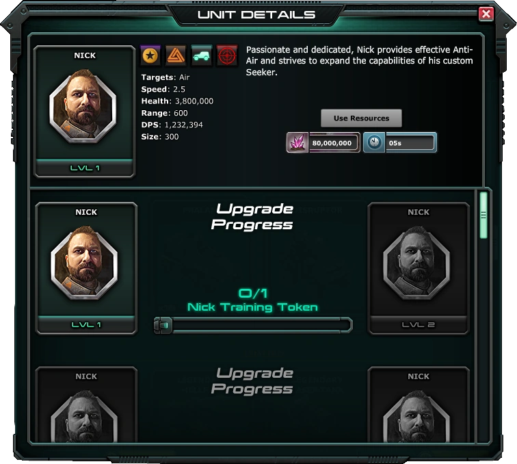 Nick | War Commander Wiki | Fandom