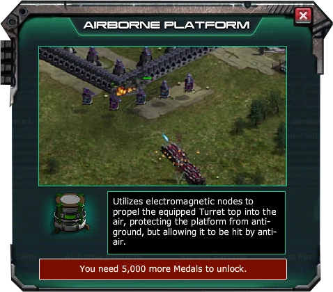 Airborne Platform | War Commander Wiki | Fandom