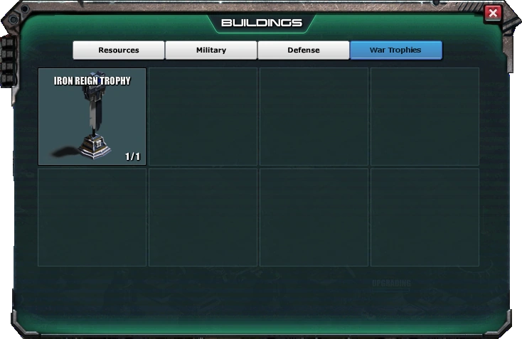 Iron Reign Trophy | War Commander Wiki | Fandom