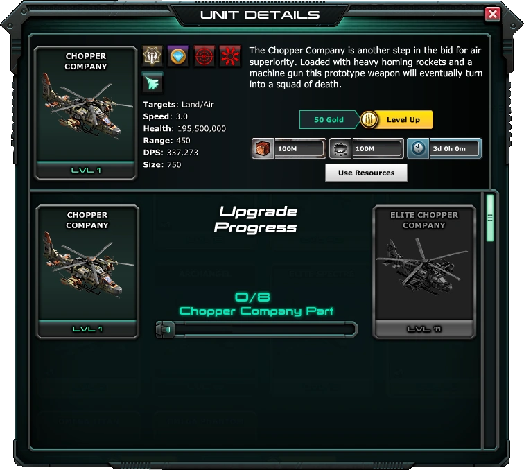 Chopper Company | War Commander Wiki | Fandom