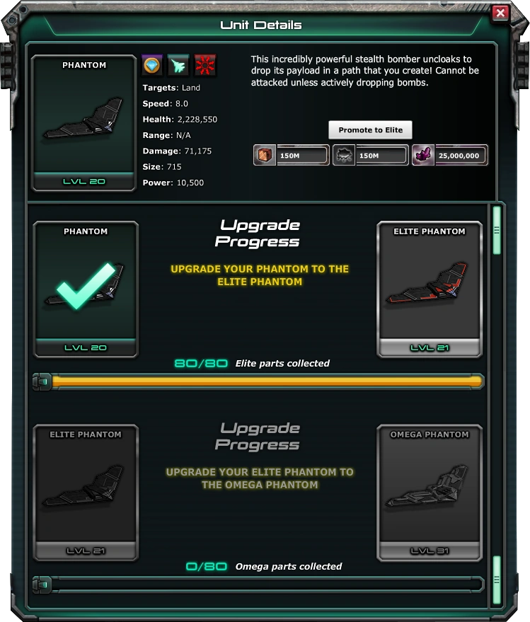 Elite Phantom | War Commander Wiki | Fandom