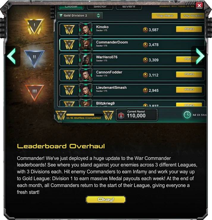 Infamy Season 1 | War Commander Wiki | Fandom