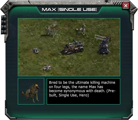 Max ( Single Use ) | War Commander Wiki | Fandom