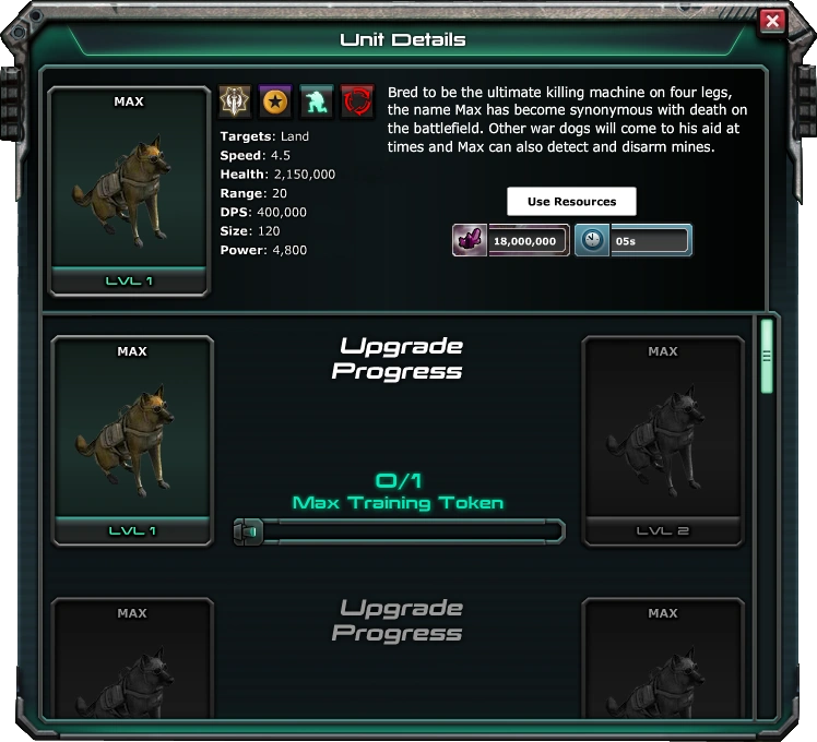 Max | War Commander Wiki | Fandom